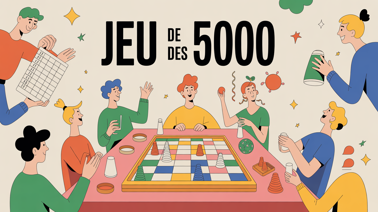 Règles du jeu 5000 : guide complet, astuces et variantes - funciti.net