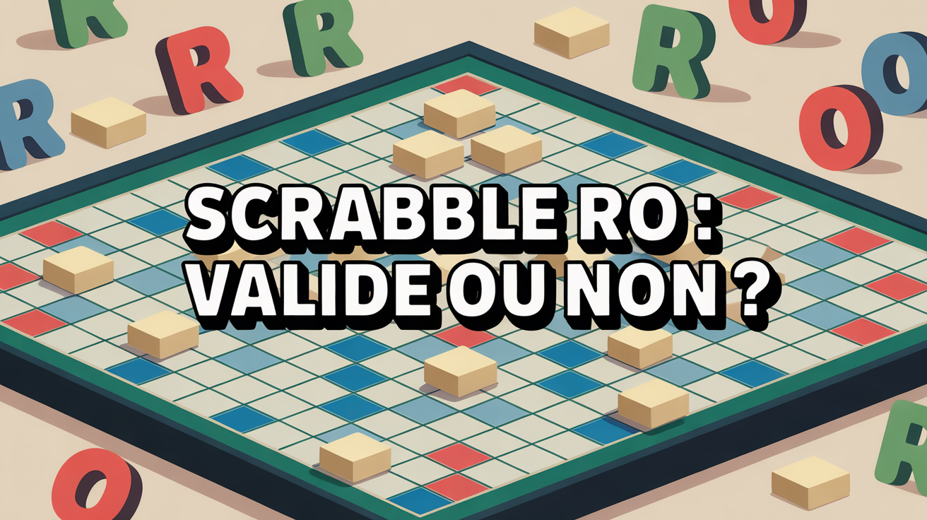 Ro au Scrabble est-il valide et comment optimiser ses mots de deux ...